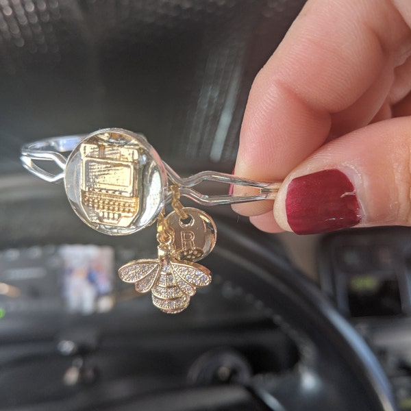 Court Reporter Gift Exclusive Pewter Steno Charm Alligator Clip Hair ...