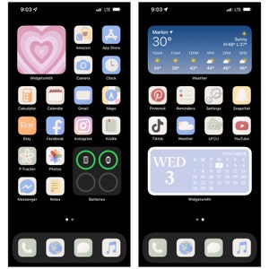 Cute Hand-drawn iPhone App Icon Set ios & Android - Etsy