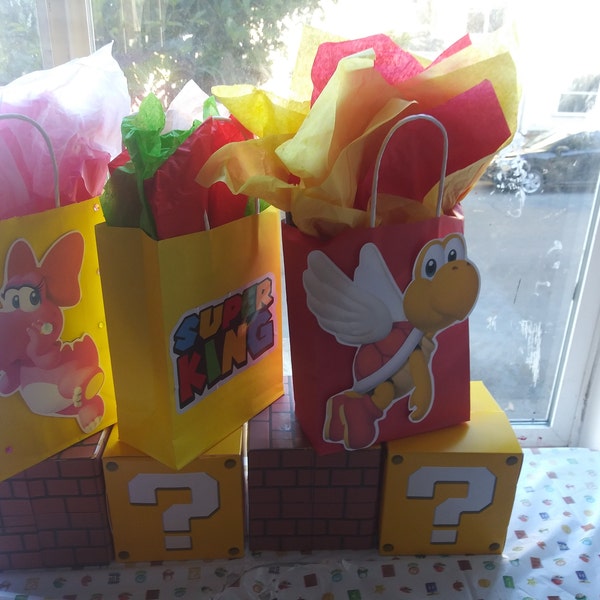 Large Super Mario Blocks Foldable, Printable, Brick Block, Question ...