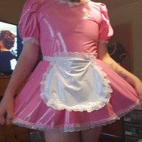 Pvc Top Pinny Maids Dress Set Fancy Dress Sissy Lolita Cosplay - Etsy UK