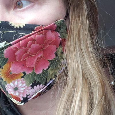 Handmade Face Masks new Style W/ Filters, Nose Wire, Adjustable Loops ...