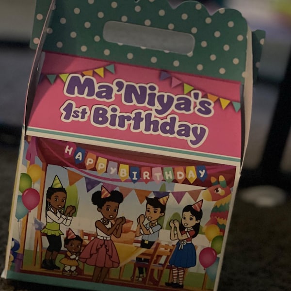 Princess Jasmine Aladdin Birthday Party, QTY 8 Personalized Gable Favor ...