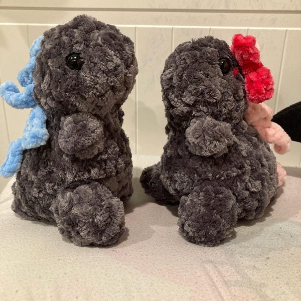 Inspired By* Godzilla Plush Toy Dinosaur Soft Plushie Dino Toy Handmade ...