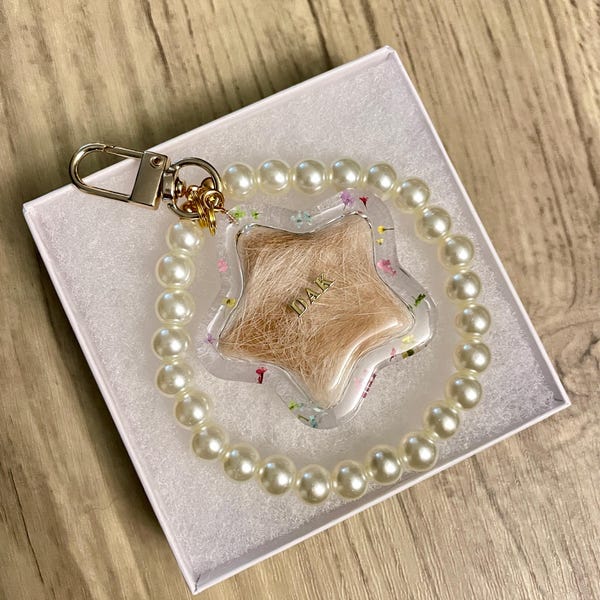 Custom Pet Fur Hair Keepsake, Dog Cat Memorial Gift, 100% Handmade - Etsy