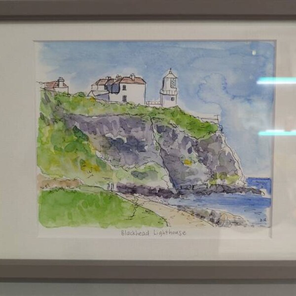 Rathlin Island Illustrated Map. Original. A3 Size. - Etsy