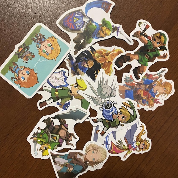 Legend of Zelda, Link Sticker, Cartoon Stickers, Video Gamer Stickers ...