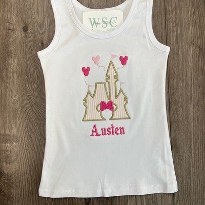 Character Inspired Miss Mouse Castle Embroidery Applique Design - Etsy