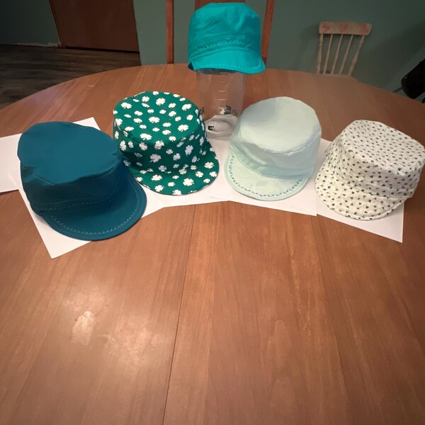 Cadet Cap Sewing Pattern in 4 Sizes and Video Instructions, Military ...