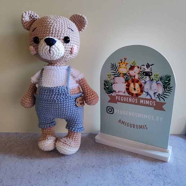 PDF Bruno the Bear/crochet Pattern in English and Polish/digital ...
