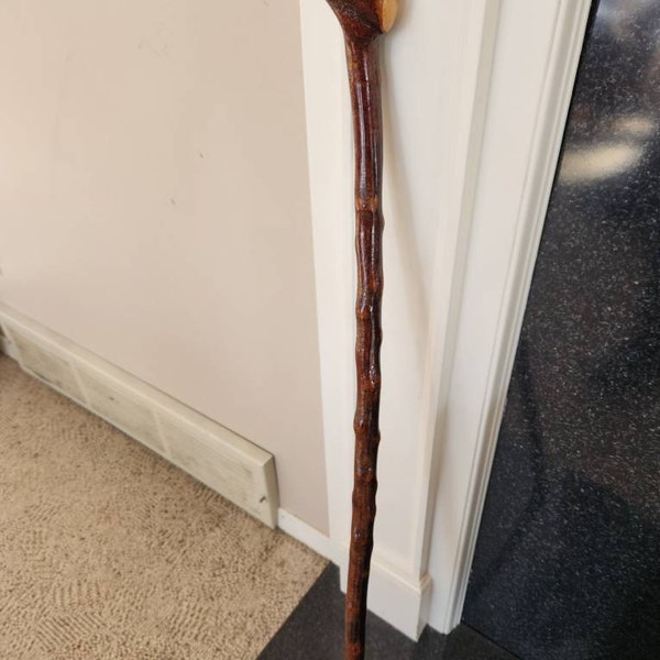 A Stout Irish Blackthorn Walking Stick With 3 Coats of Tung Oil ...