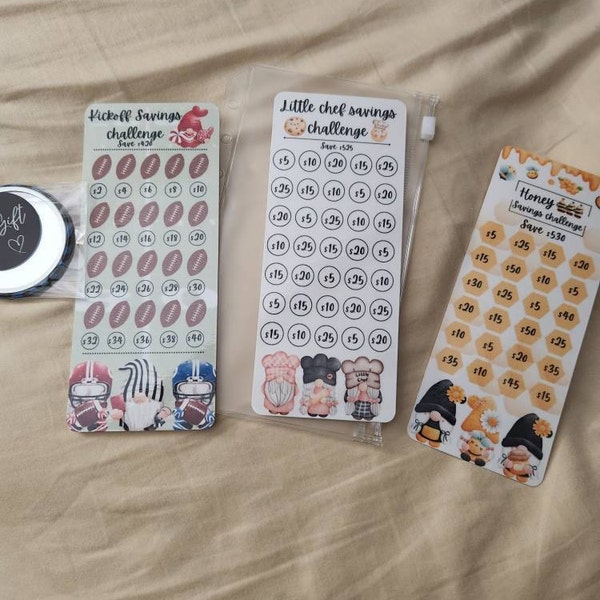 Chef Gnome Savings Challenge//savings Challenge//cash Envelopes ...