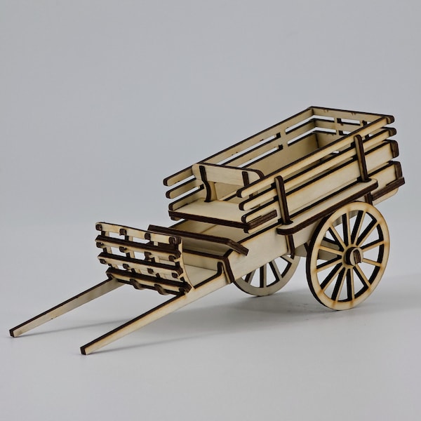 DXF/DWG Cart Diy Plans File/home Decor/laser Cut File/cnc Milling/diy ...