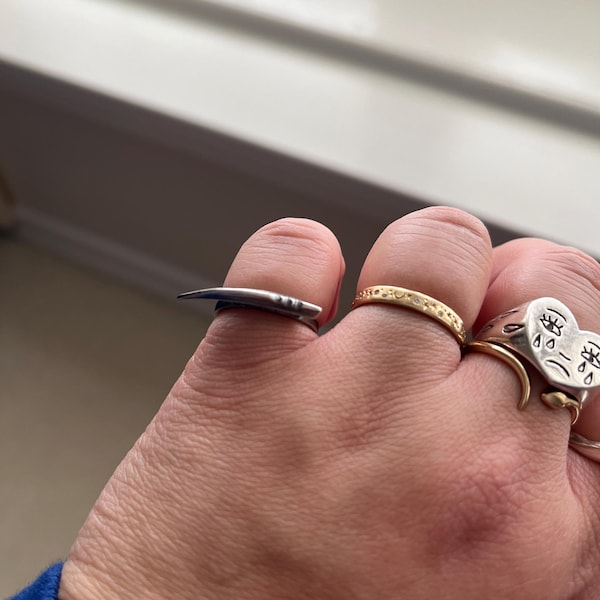 EME: Scythe Ring, Sterling Silver - Joanna Szkiela X Ovate Resurgam ...