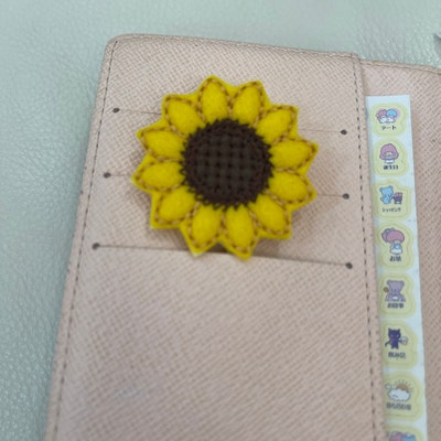 Sunflower Paper Clip-sunflower Planner Clip-planner Accessory Sunflower ...