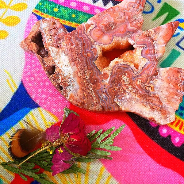 Hexagonal Poker Chip Blade Calcite on Goethite Matrix From Mapimi ...