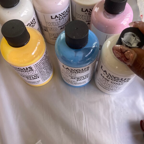 UV Color Changing Fabric & Airbrush Paint 3 Pack Changes Color in ...