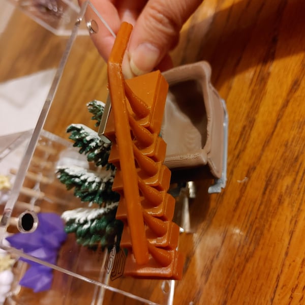 3D Printed JC Original Magnetic Staircase With Banister Jumping Spider ...