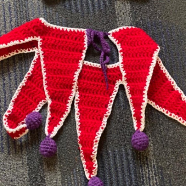 Clown Collar Pattern - Beginner Friendly Crochet PDF Blueprint for ...