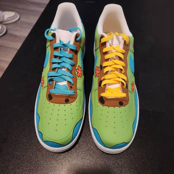 Custom Painted Nike AF1 Low Tops - Etsy