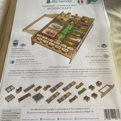 Flamecraft Organizer and Player Boards Insert - Etsy