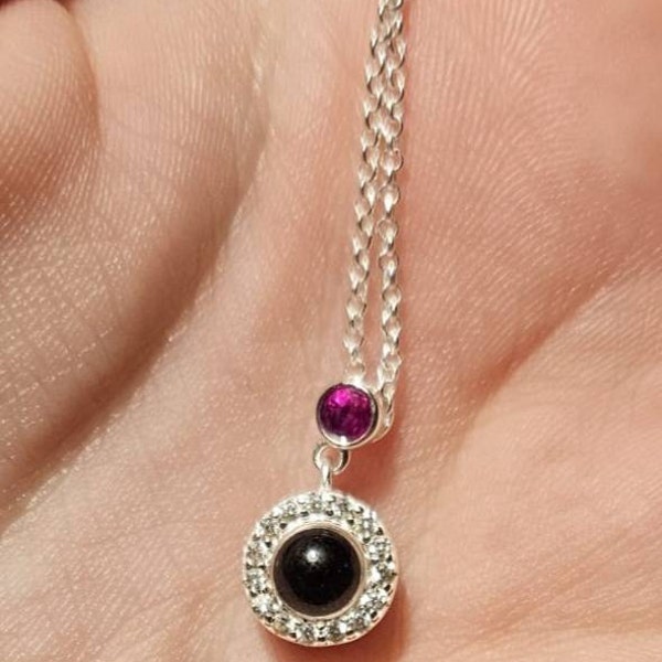 Personalized Pearl Name Necklace, Gothic Name Pearl Necklace, Custom ...