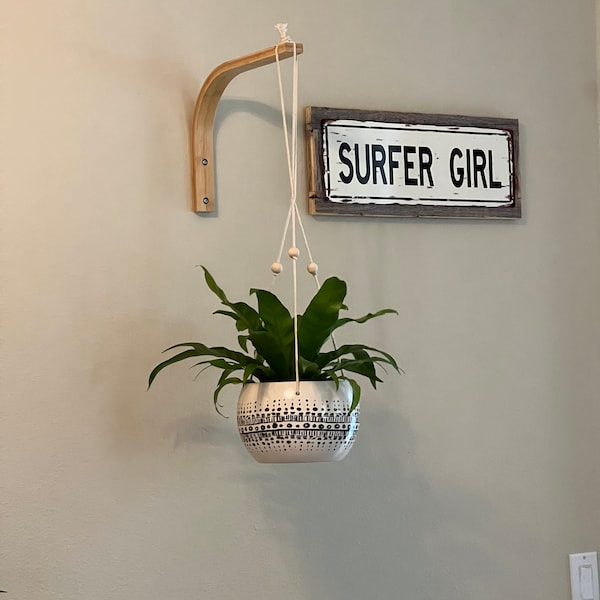 Surfer Girl Metal Street Sign Reclaimed Wood Frame FREE SHIPPING - Etsy