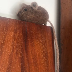 Needle Felted Life Size Mouse Brown Mouse Mouse Statue - Etsy