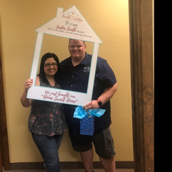 Real Estate Marketing Photo Booth Props | Realtor Selfie Frame ...