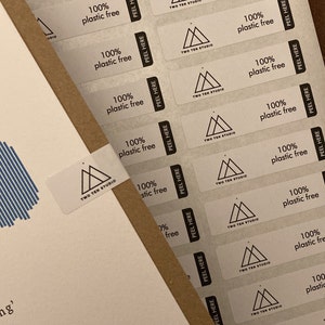 Eco Friendly Card Clasp Stickers / Low Tack Card Catch Labels | Etsy UK