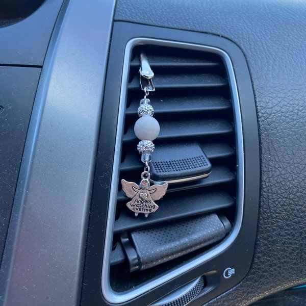 Car Religious Guardian Angel Rear View Mirror Charm Auto Decor Sun ...
