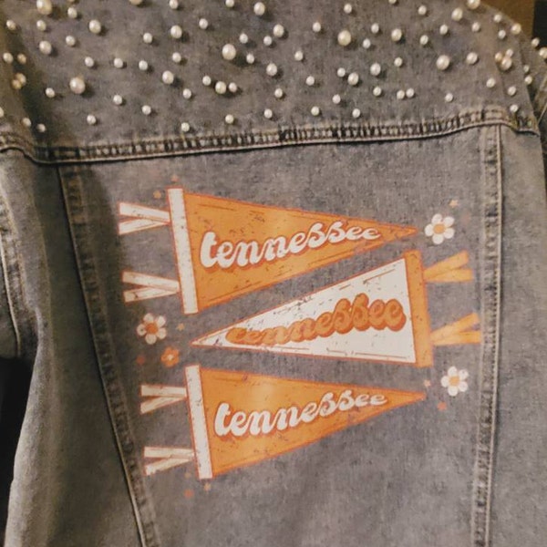 Tennessee Jean Jacket, Tennessee Vols Jacket, Vols Jacket, Tennessee ...