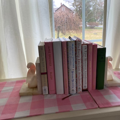 Book Stack Pink Decor for Shelves Decor for Pink Room Nursery Decor ...