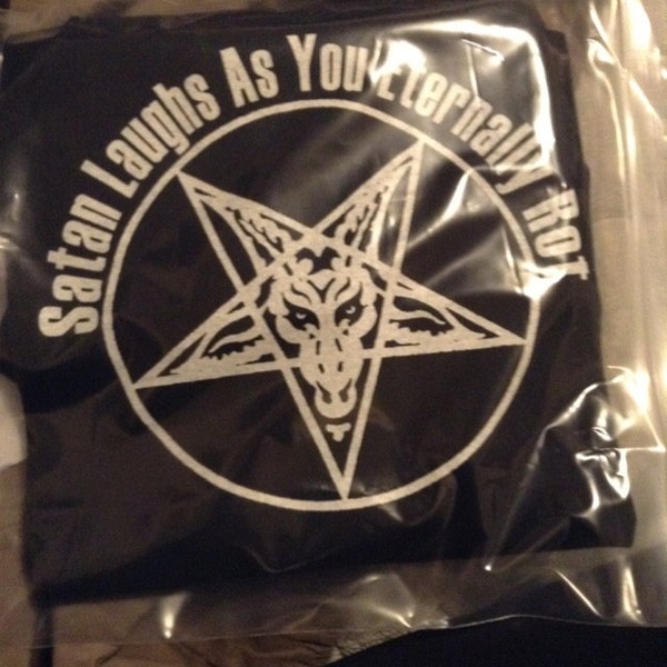 Thrash Metal T-shirt Satan Laughs as You Eternally Rot - Etsy