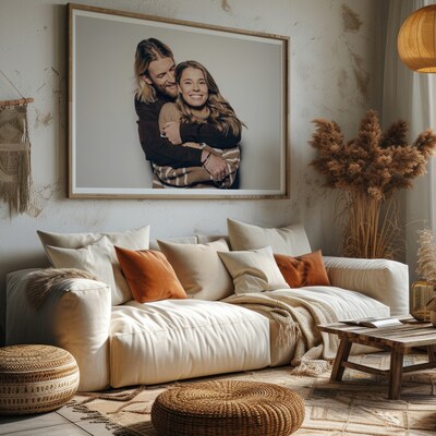 Farmhouse SPA Bathroom Frame Mockup, Minimal Bathtub Artwork Display ...