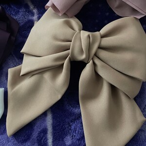 Floral Lace Drape Bow Translucent Mesh Bow Hair Accessory for - Etsy