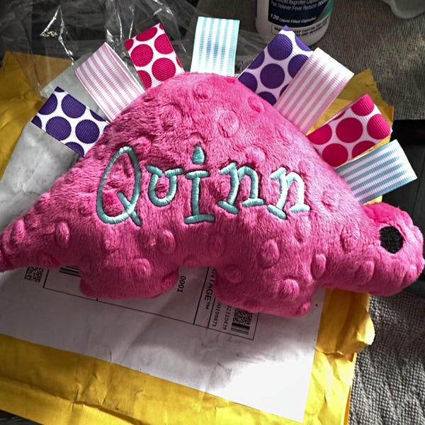 DINOSAUR Toy/dinosaur Loopy Toy/minky Toy/dinosaur/dino/stuffed ...