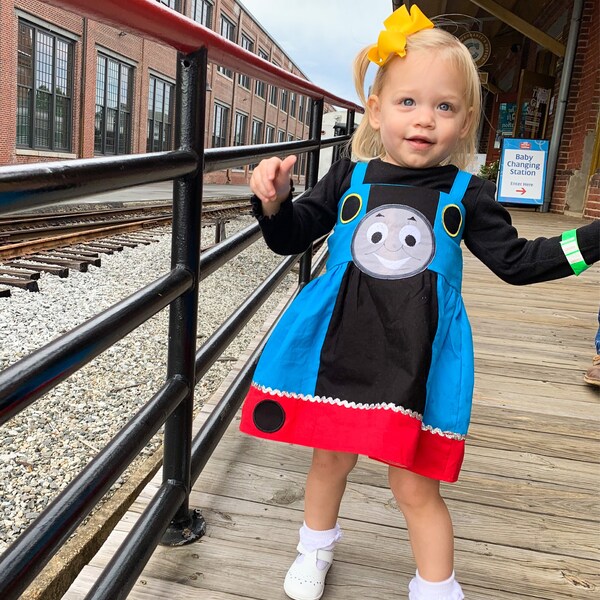 Girl's Train Inspired Dress, Girl's Train Character Dress, Girl's ...