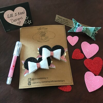 Lady Bug Hair Clips - Etsy