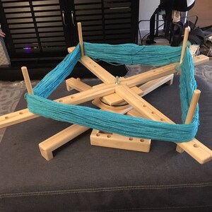 Dual Yarn Spinner: Cherry or Red Oak - Etsy