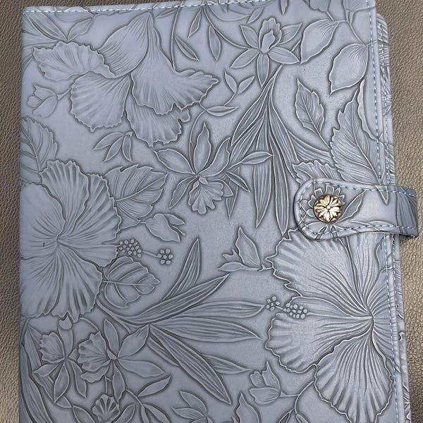 Embossed PU Leather Binder Cover,personalized 3-ring Binder Leather ...