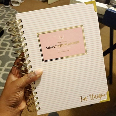 Simplified Planner Name Monogram Decal Sticker Weekly Simplified ...