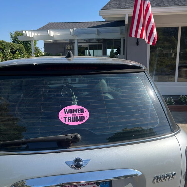 Women for Trump Die Cut Decal - Home Laptop Computer Truck Car Bumper ...