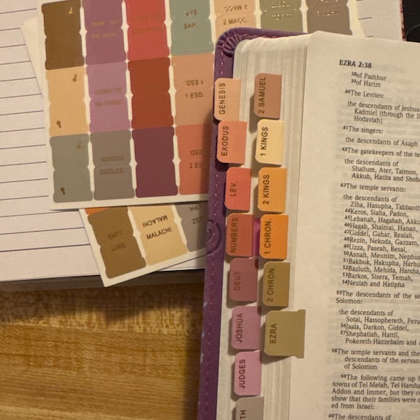 Fearless - Gold Foil Bible Tabs - Bible Journaling - Bible Accessories ...