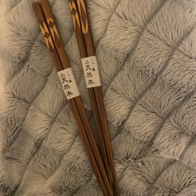 Best Seller Black Walnut Chopsticks Cherry Wood Chopsticks - Etsy
