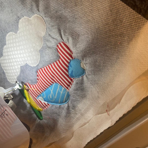 Plane Applique Embroidery Design - Etsy