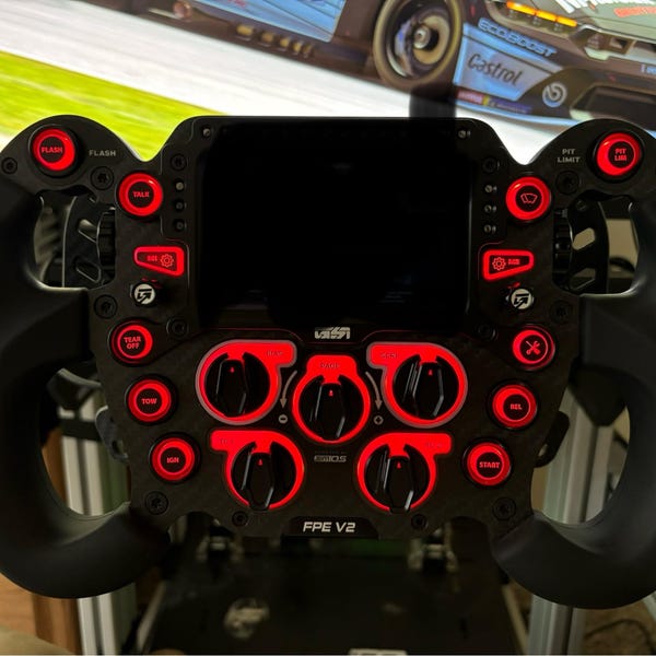 Fanatec Rally Module 10mm Stickers for Various Simulator Wheel/button ...