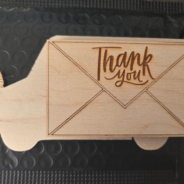 USPS Thank You Card: Wooden Post Office Appreciation Gift, Mail Carrier ...