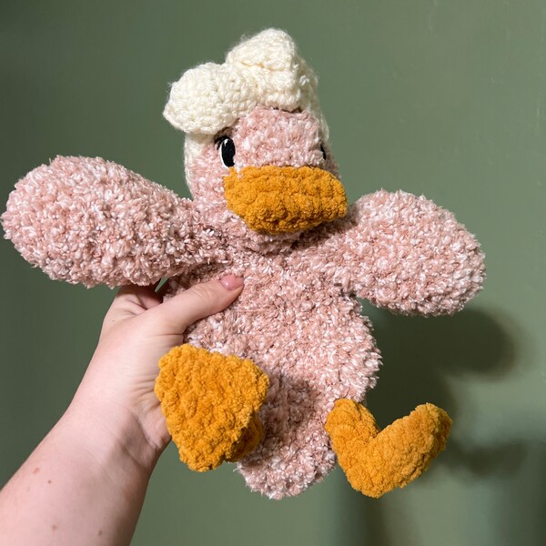 Baby Della Duck | Crochet Duck | Crochet Snuggler | Duck Snuggler ...