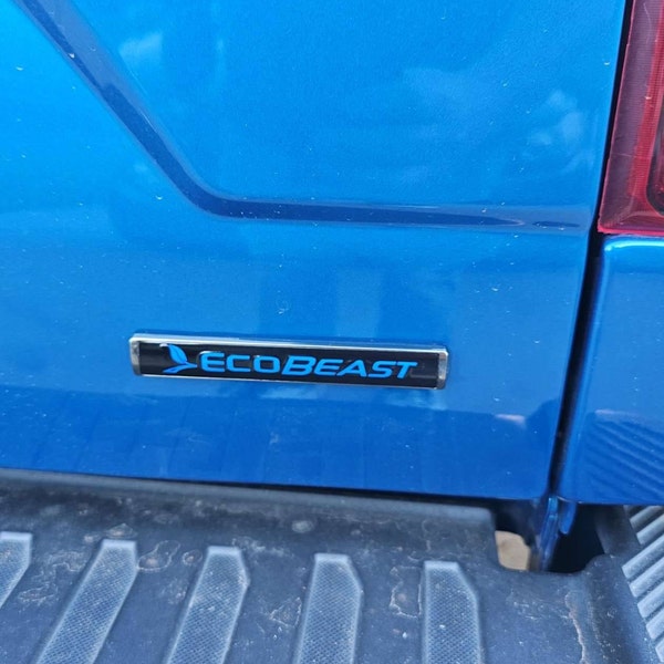 Uncoated Ford Ecobeast, Ecobeauty or Twin Turbo: (2) Emblem Ecoboost ...
