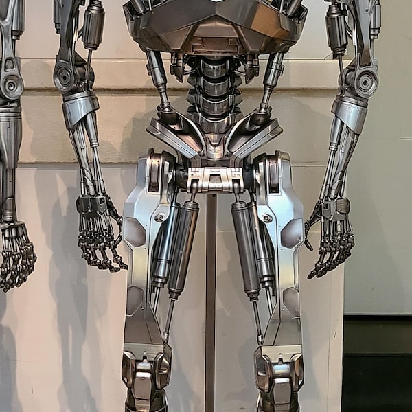 Terminator T1000 V2, 3D Figurine, Real Details, Life Size, Professional ...